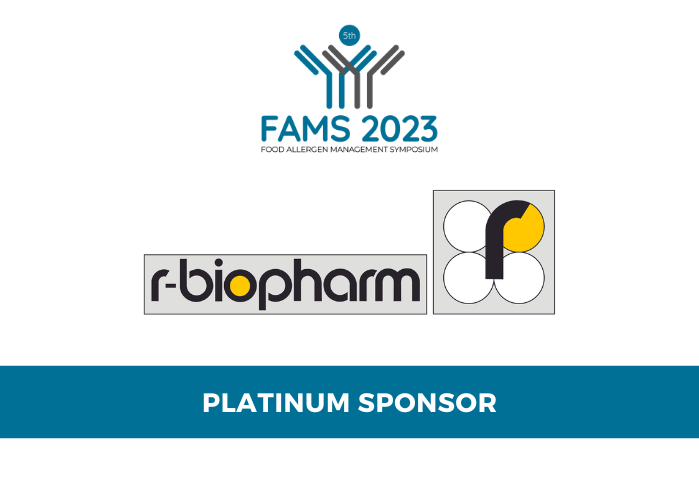 On behalf of the FAMS Organising Committee – A word from our Platinum Sponsor r-biopharm ...