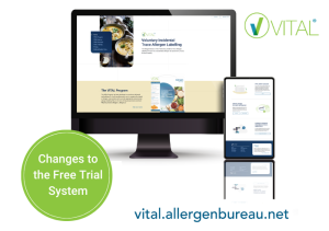 Changes to VITAL® Online Free Trial System - Allergen Bureau